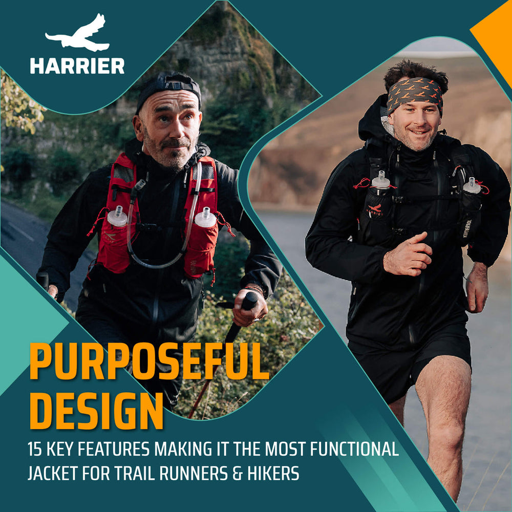 Harrier Men's Exmoor Waterproof Jacket - Centurion Running Ltd